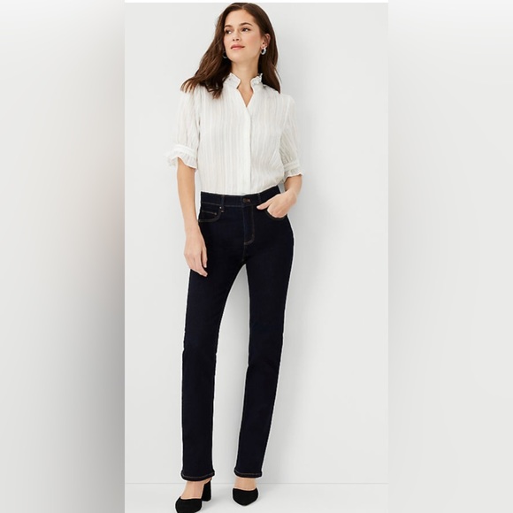 Ann Taylor | Jeans | Petite Ann Taylor Modern Jeans Dark Blue See ...